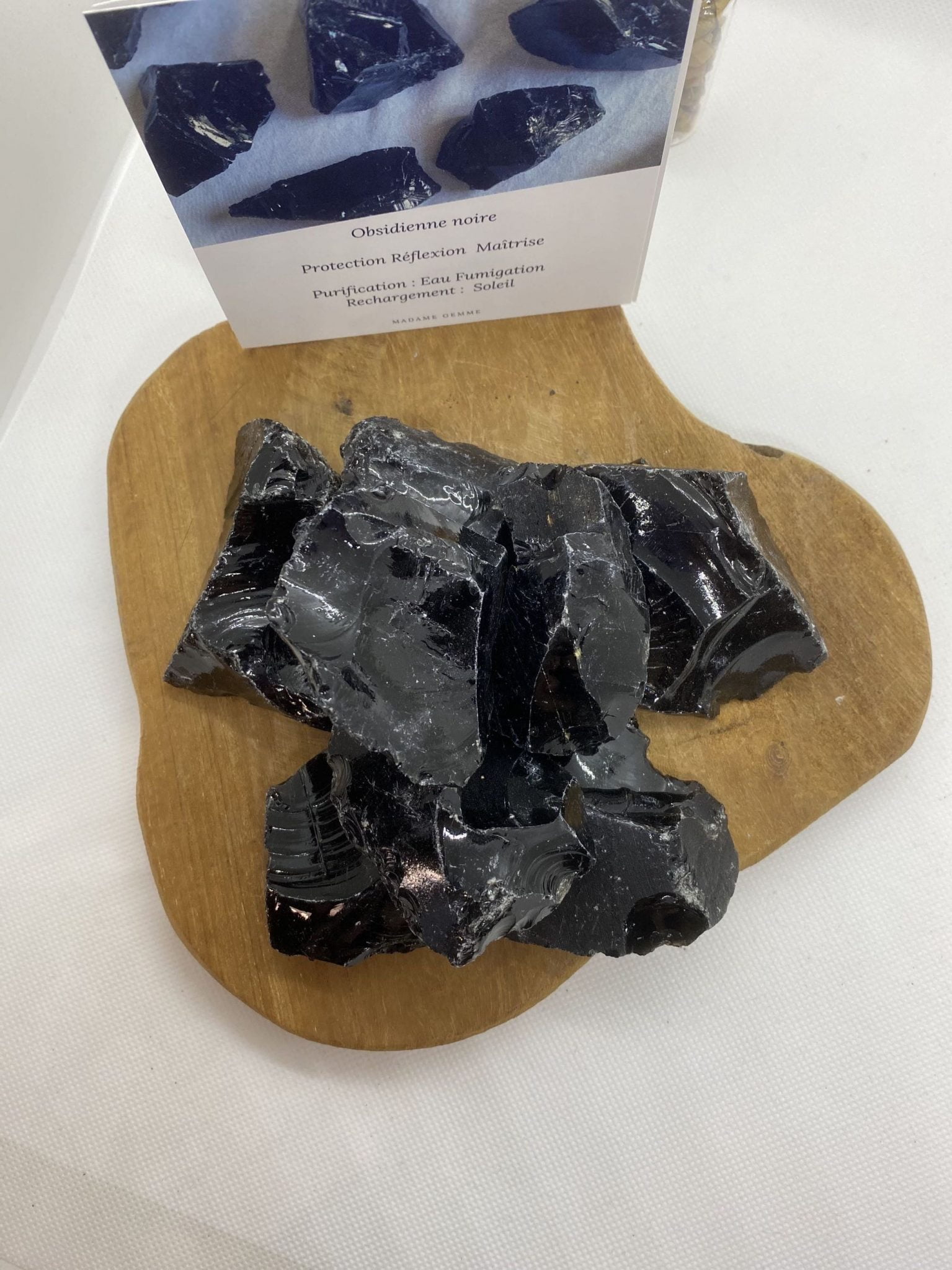 Obsidienne Noire Brute - Madame Gemme